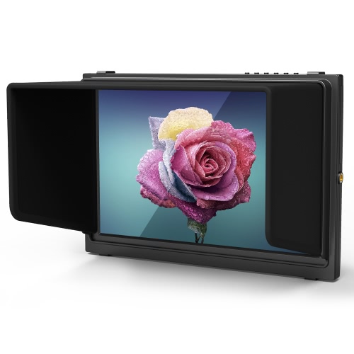 10.1" Portable Slim HD Camera-Top Monitor Broadcast Quality - Dealley