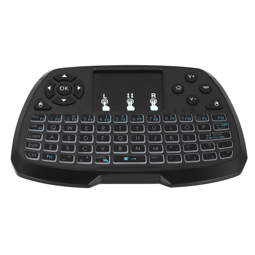 2.4GHz Wireless QWERTY Keyboard Touchpad Mouse Handheld Remote Control ...