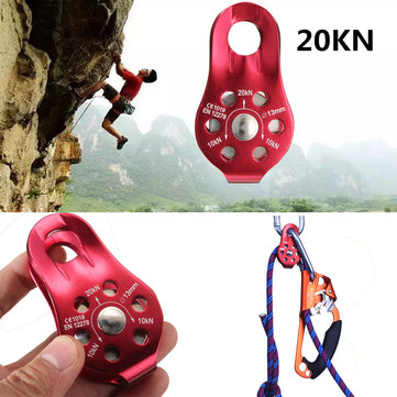20KN Mountain Rock Climbing Rope Pulley - Dealley