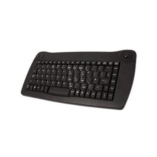 Accuratus 5010 USB Mini Keyboard with Trackball (Black) - Dealley