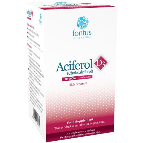 Aciferol D3 30000iu Capsules 10s - Dealley