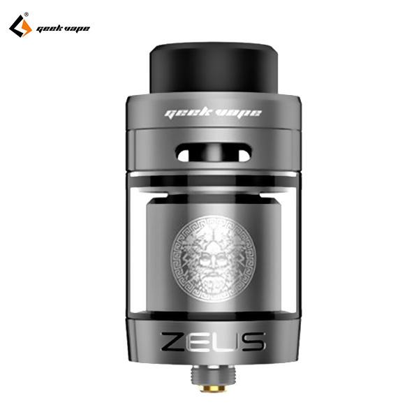 Authentic GeekVape Zeus Dual Coil RTA 4ML/5.5ML 26MM Rebuildable Tank Atomizer - Gun metal - Dealley