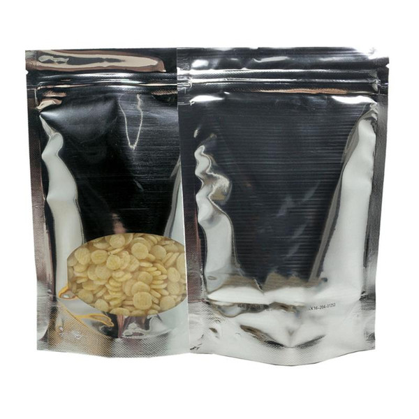 DHL Zipper Aluminum Foil Resealable Pouch Long Term Pack Storage Stand ...