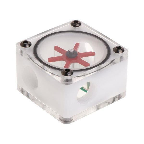 Fans & Coolings 3 Way Water Cooling Flow Meter Indicator For PC System ...