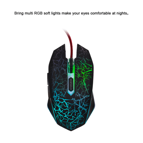 Gaming Mouse Wired RGB Ergonomic Game Mouse - Dealley