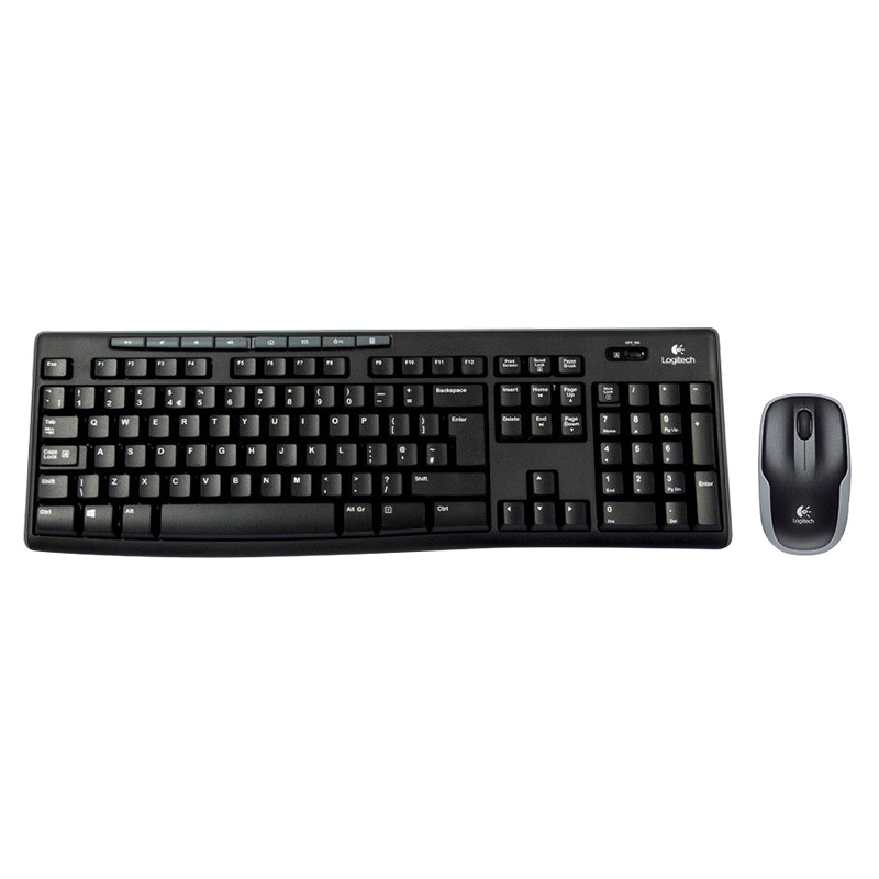 Logitech MK270 Wireless KeyBoard and Optical Mouse Desktop Combo Set ...