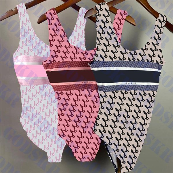 Luxury Women Swimwear Bikinis Set Textile Letter Printed Ladies ...