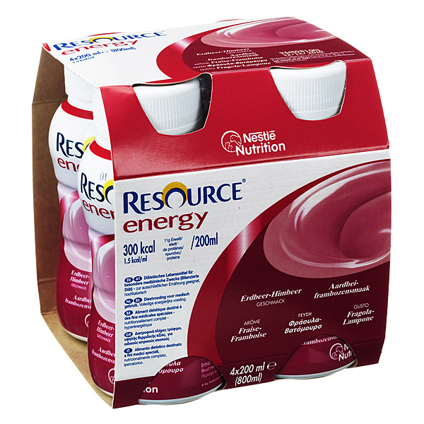 Nestle Nutrition Resource Energy 4x200ml (All Flavours) - Dealley