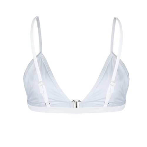 Sexy Women Strappy Bra Bikini Biquini Top Front Clasp Closure Backless ...