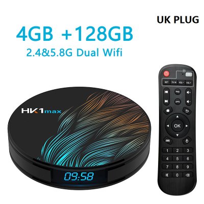 Smart Android TV Box 4GB 128GB 64GB 32GB Rockchip 4K Wifi Netflix Set ...