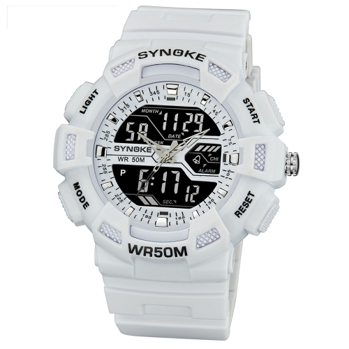 SYNOKE Digital Sport Watch 5ATM Water-resistant Men Watches Backlight ...