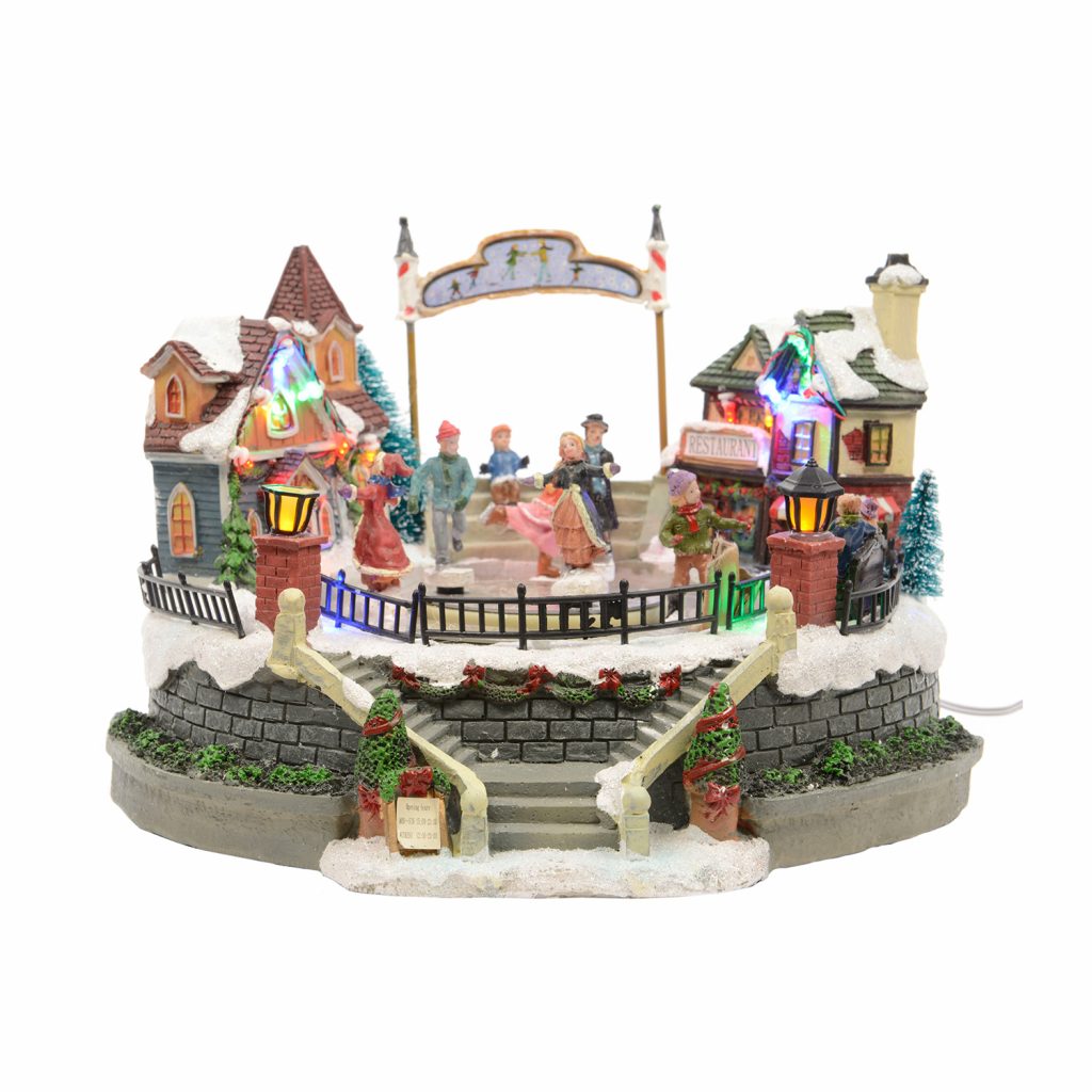 Kaemingk - LED Ice Rink Christmas Village - Dealley