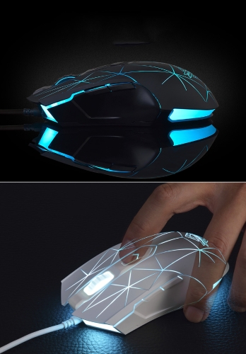 Ajazz AJ52 7 RGB Backlit Modes Wired Professional E-sport Gaming Mouse ...